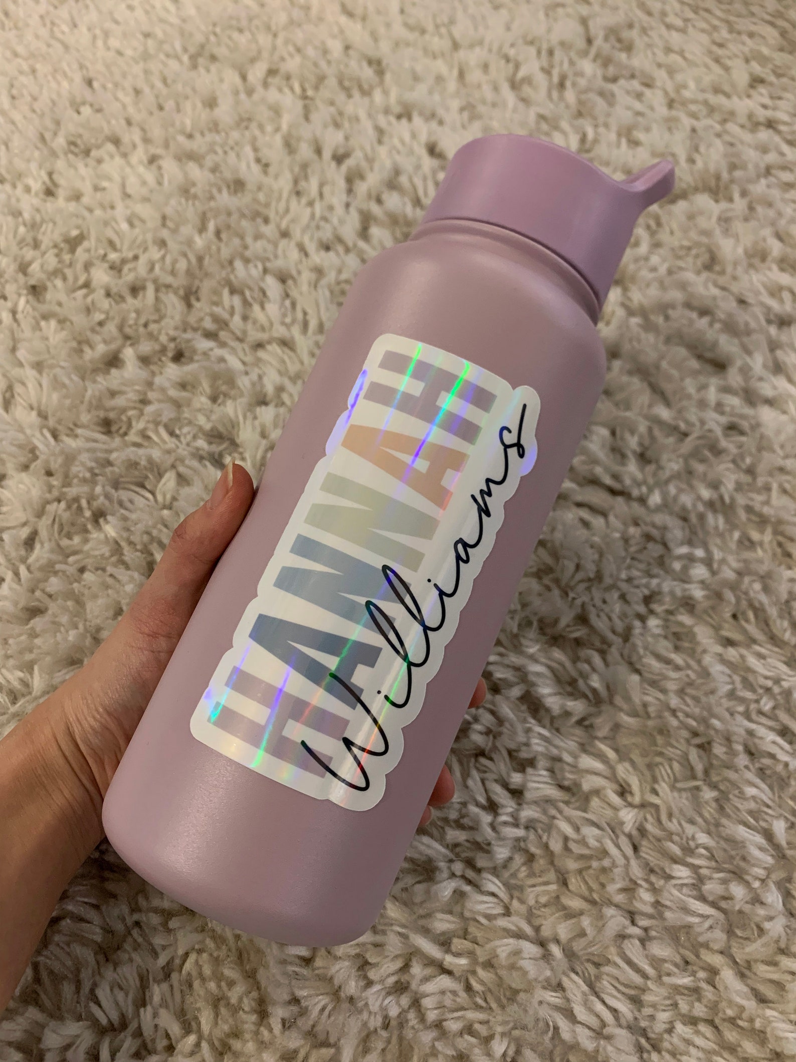 Personalized Name Sticker, Custom Name Sticker, Colorful Name Sticker ...