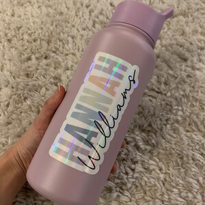 Personalized Name Sticker, Custom Name Sticker, Colorful Name Sticker ...