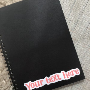 Custom Text Stickers, Build Your Own Stickers, Personalized Quotes ...