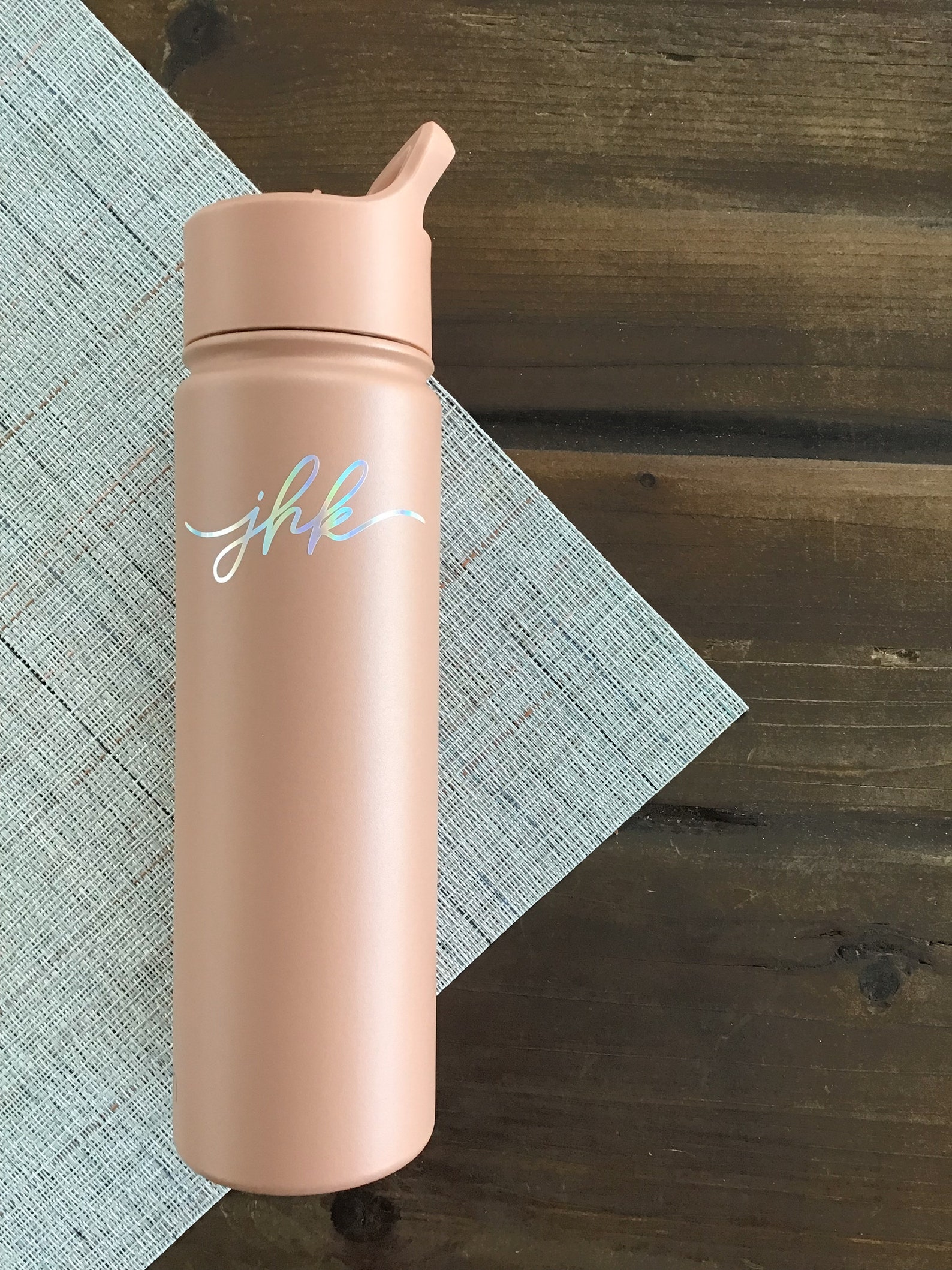 Initials Monogram Decal, Personalized Monogram Decal, Custom Vinyl ...