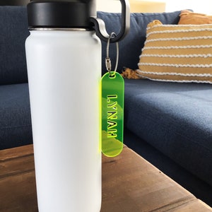 Personalized Name Keychain/ Backpack Tag/ Lunch Bag Tag/ Name Tag ...