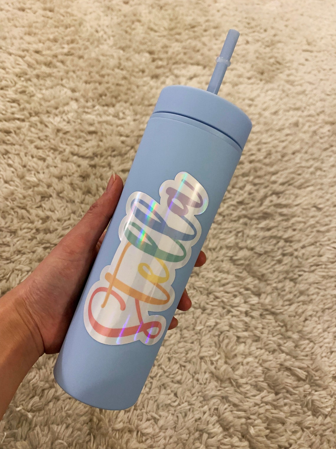 Personalized Name Sticker, Rainbow Name Sticker, Custom Name Sticker ...