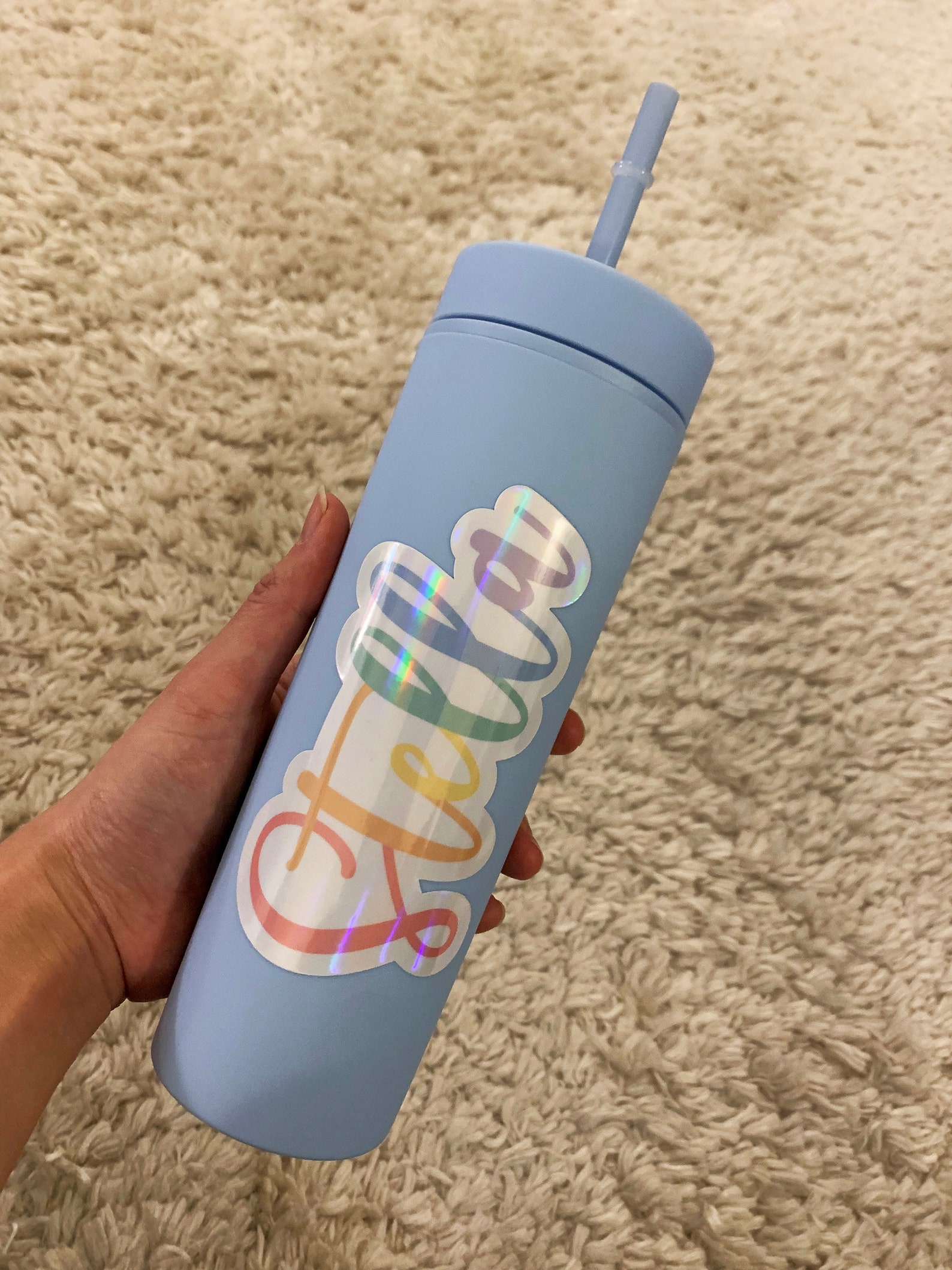 Personalized Name Sticker, Rainbow Name Sticker, Custom Name Sticker ...