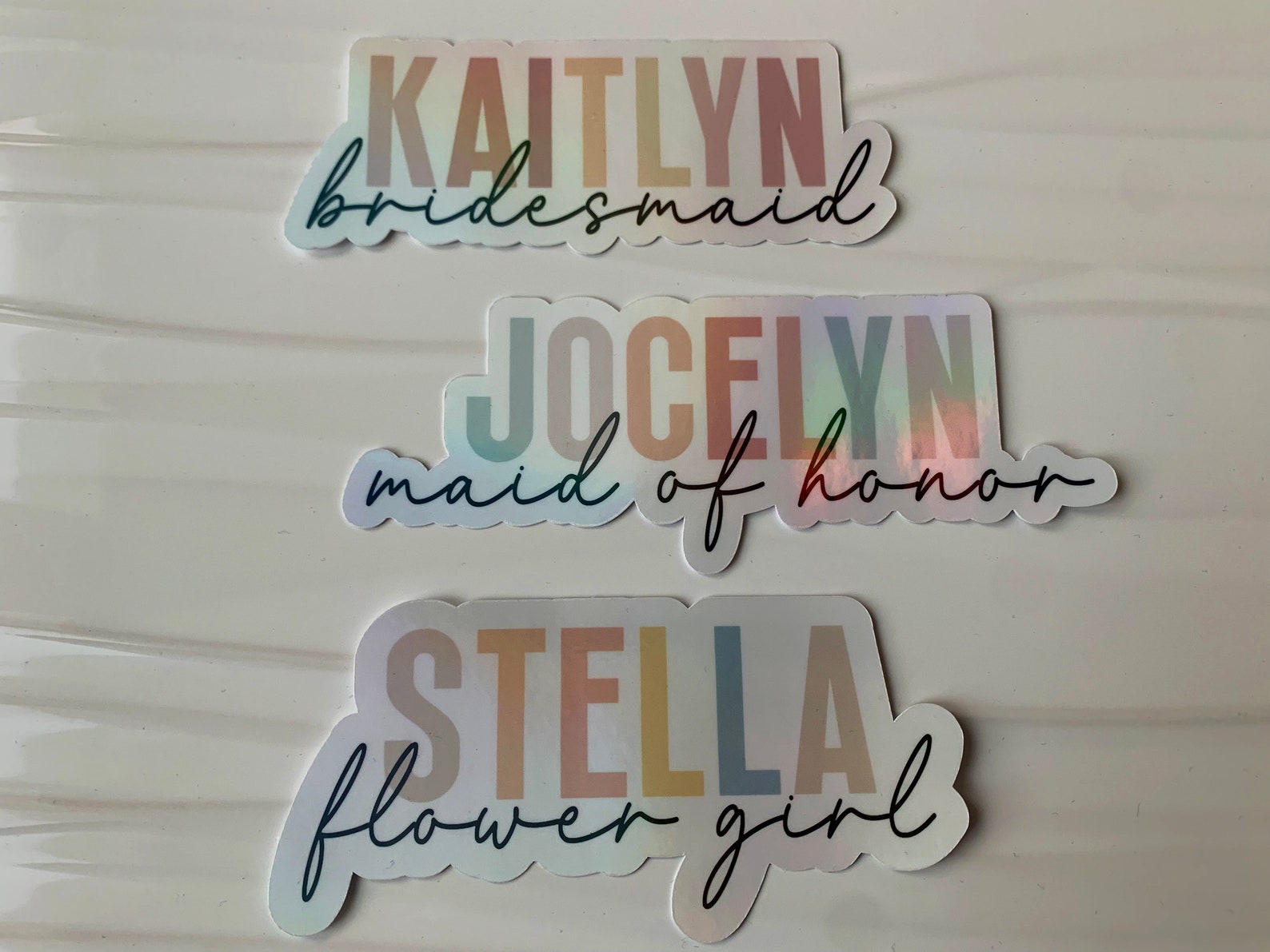 Personalized Name Sticker, Custom Name Sticker, Colorful Name Sticker ...