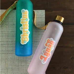 Flower Name Sticker, Personalized Name Sticker, Custom Name Sticker ...