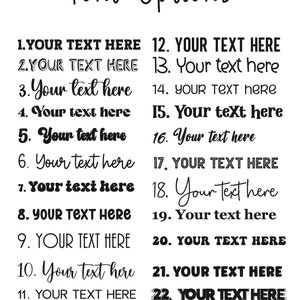 Custom Text Stickers Build Your Own Stickers Personalized - Etsy