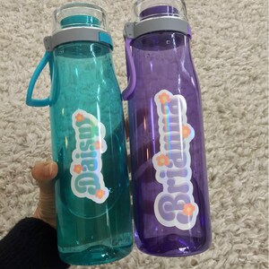 Flower Name Sticker, Personalized Name Sticker, Custom Name Sticker ...