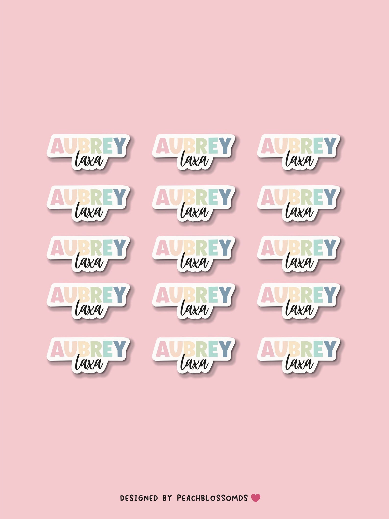 15 Name Stickers, Personalized Name Stickers, Custom Name Stickers ...