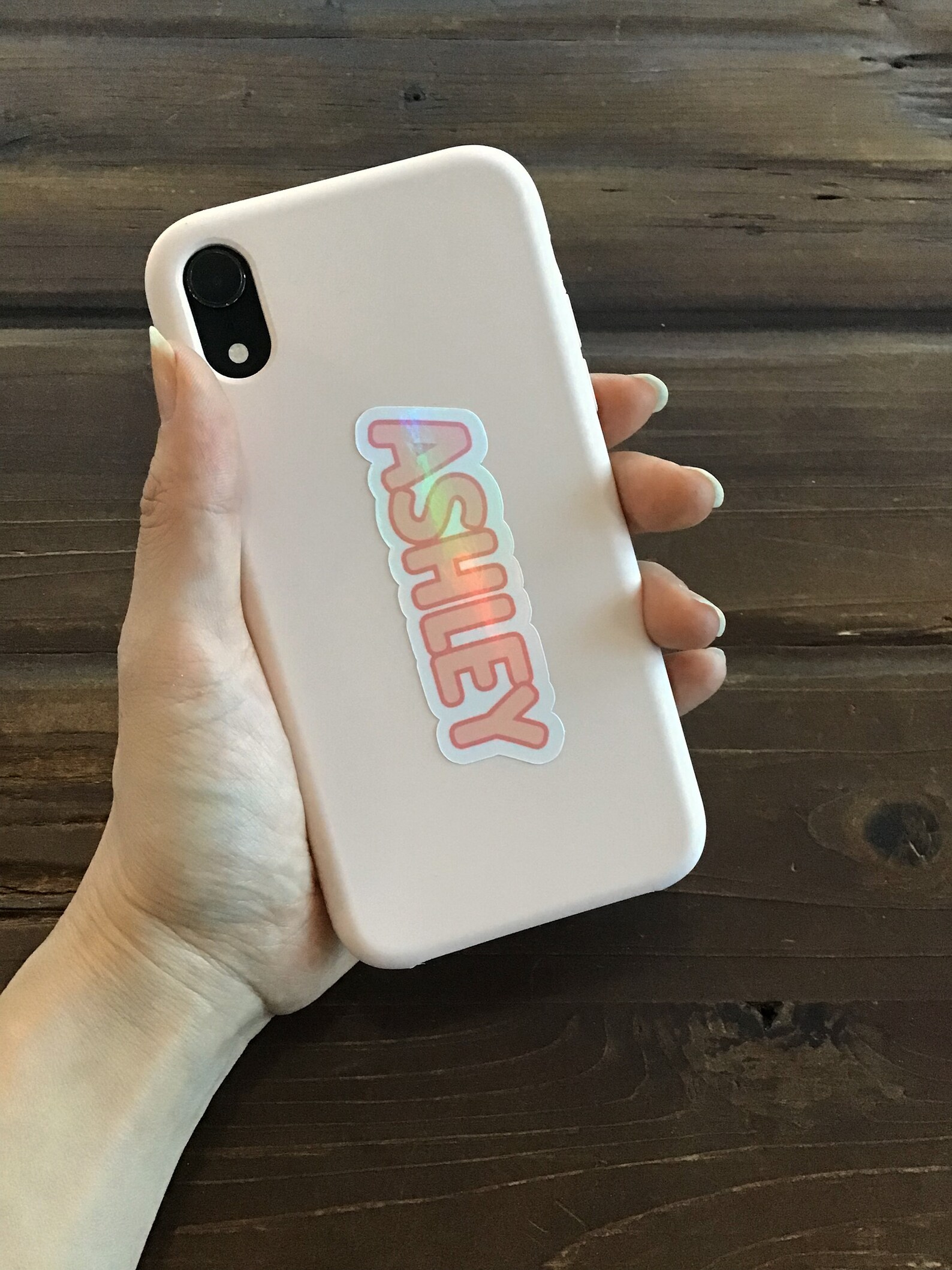 Personalized Name Sticker, Custom Name Sticker, Pastel Name Sticker ...