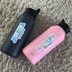 Waterproof Name Sticker, Personalized Vinyl Sticker, Name Sticker ...