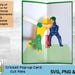 Cricket Pop-up Card Template, Cricketer Birthday Novelty Card (SVG, PNG ...