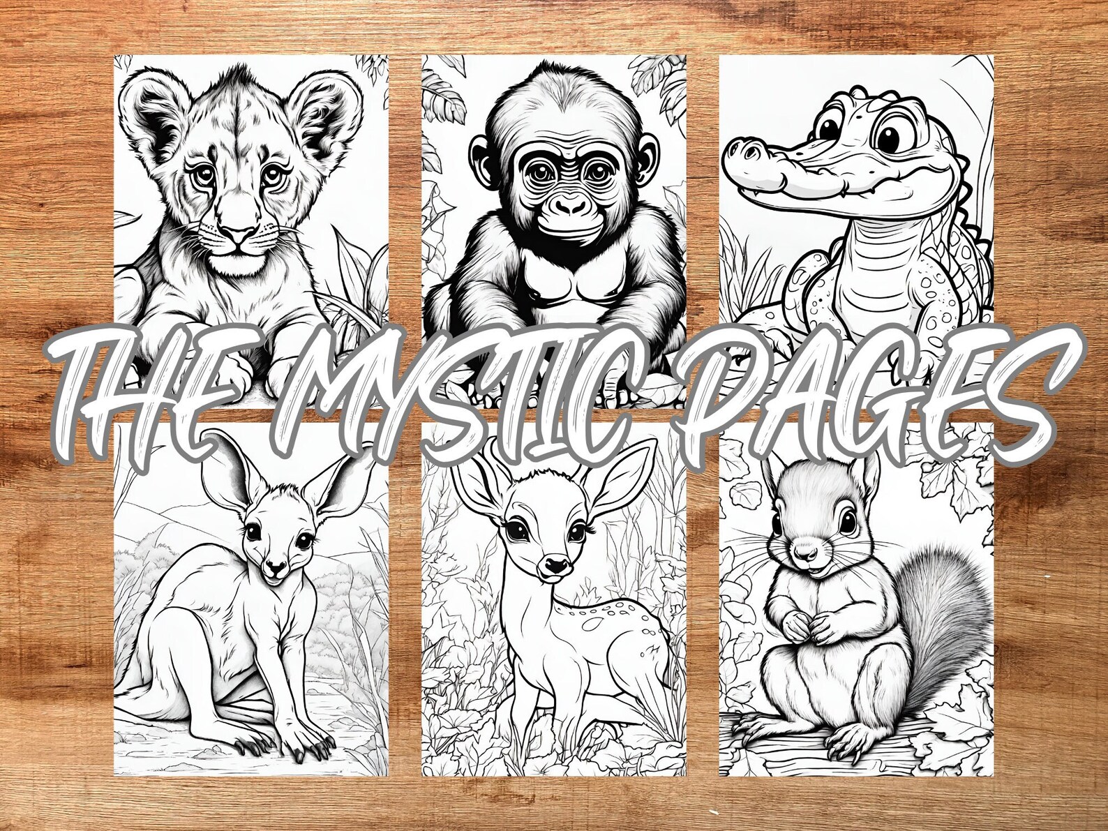 Wild Animal Coloring Pages, 35 Printable Cute Animal Coloring Pages for ...