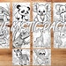 Wild Animal Coloring Pages, 35 Printable Cute Animal Coloring Pages for ...