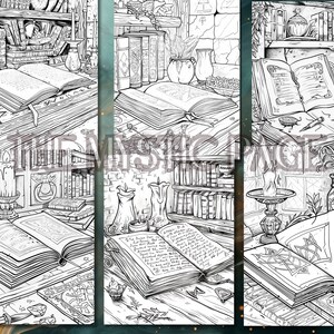 36 Magical Spellbook Coloring Pages - Adult and Kids Coloring Book ...