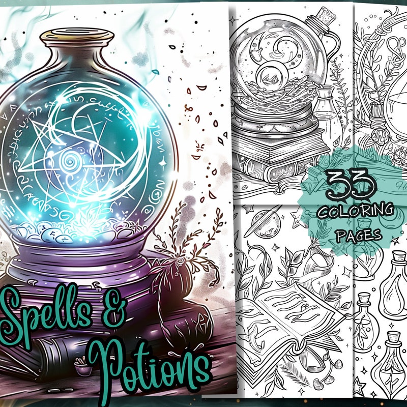 Pagan Coloring Page - Etsy