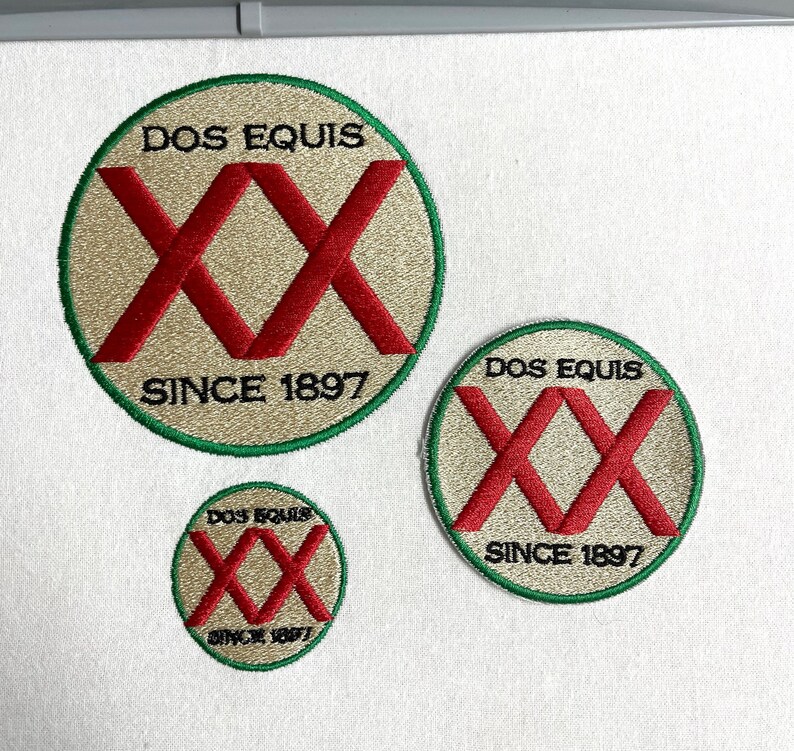 Dos Equis Embroidery Design - Etsy