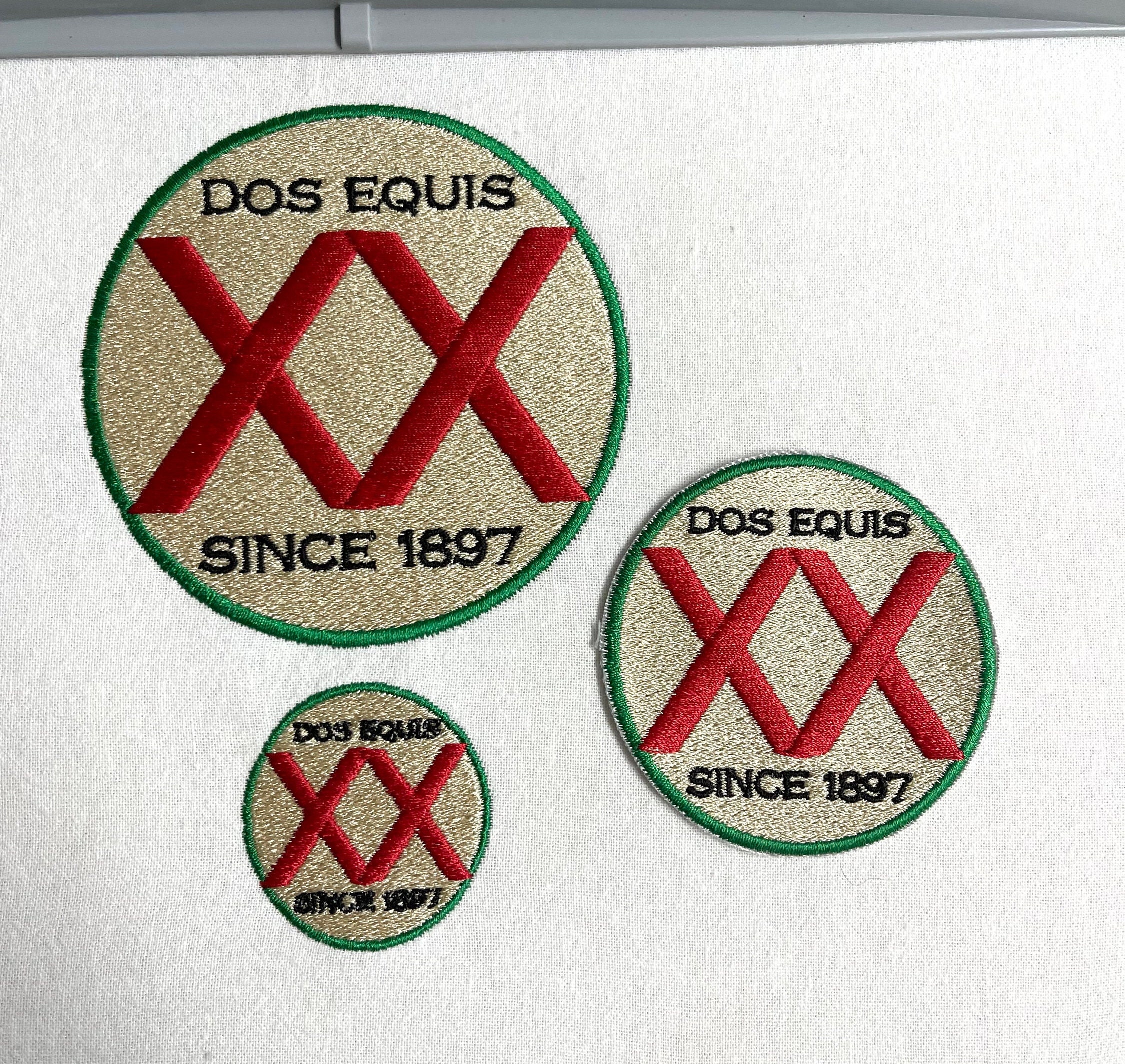 Dos Equis Embroidery Design - Etsy