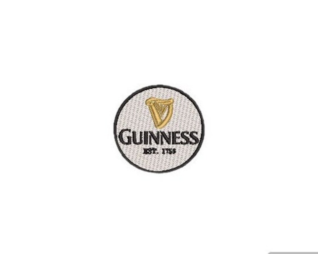 Guinness Embroidery Design - Etsy