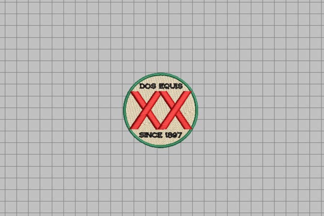 Dos Equis Embroidery Design - Etsy