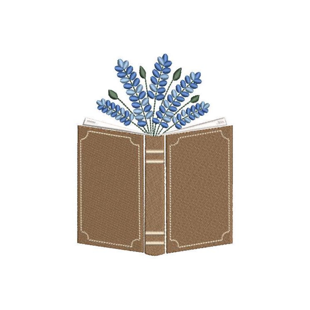 Bluebonnet Embroidery Design - Etsy