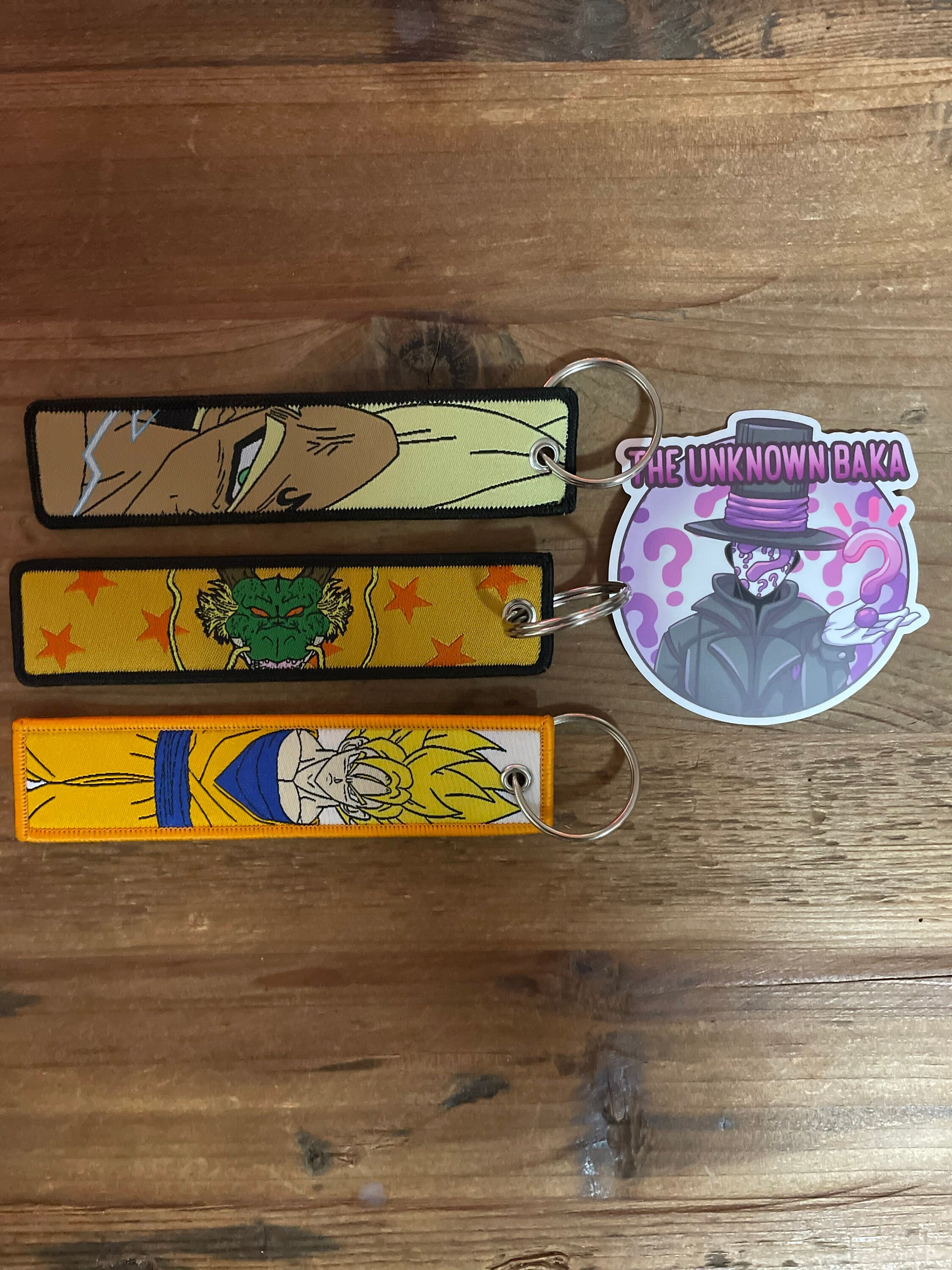 Anime Embroidered Key Jet Tags | Stylish Anime Key Chains & Key Tags - Etsy