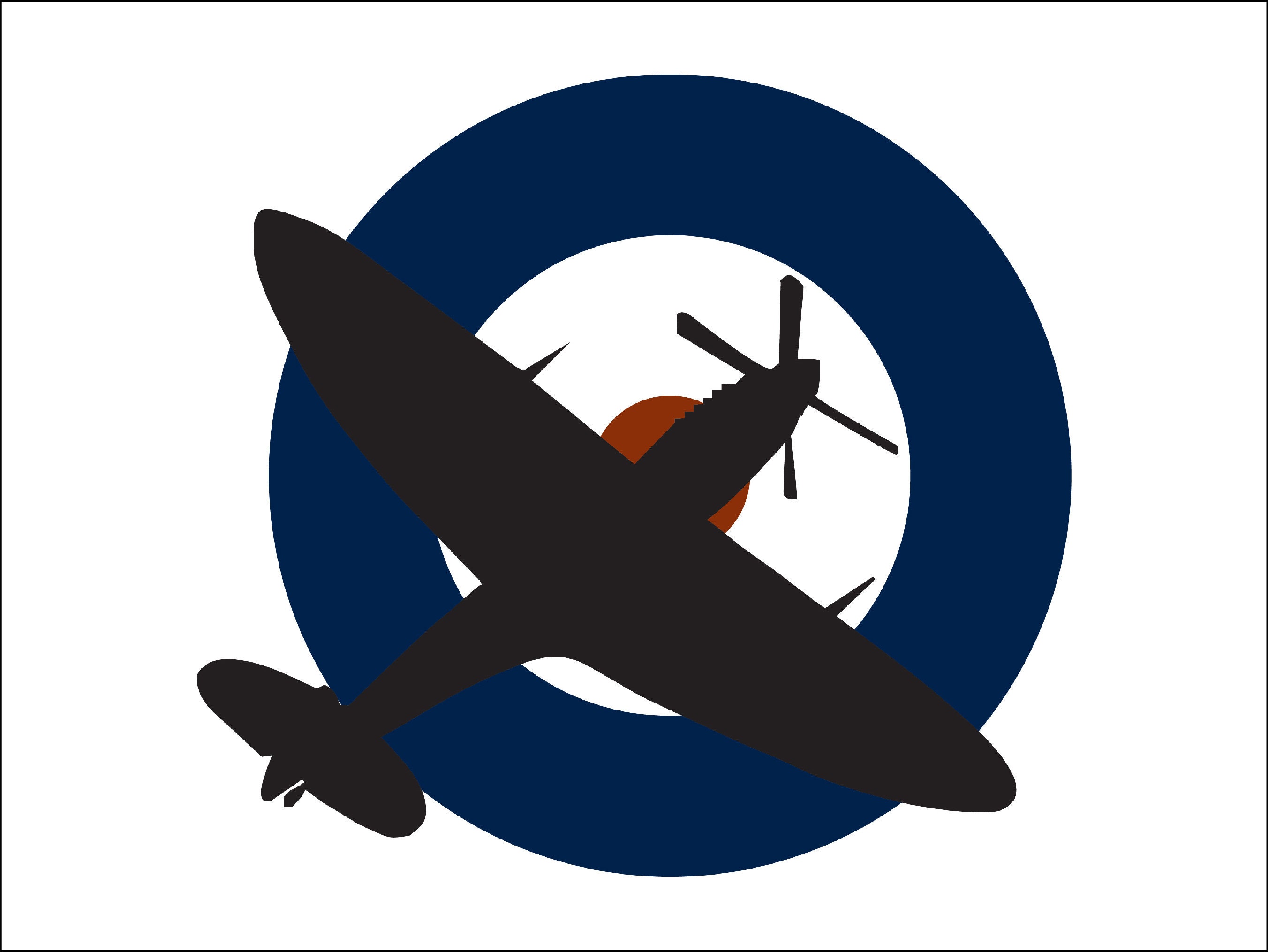 Stencil Del Logo Spitfire F /TF 104G Starfighter Stencils In Deutsch