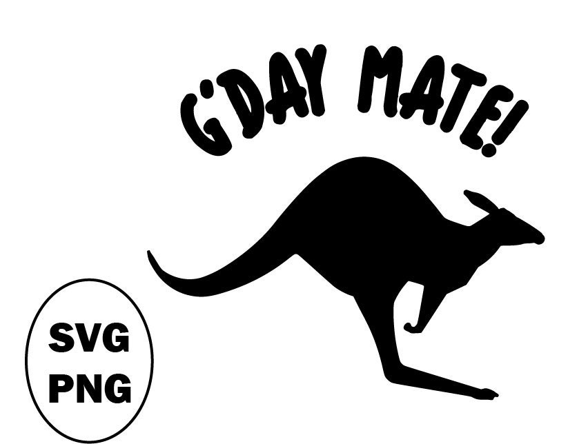 G'day Mate SVG and PNG for Cricut Tee Shirts Etc - Etsy