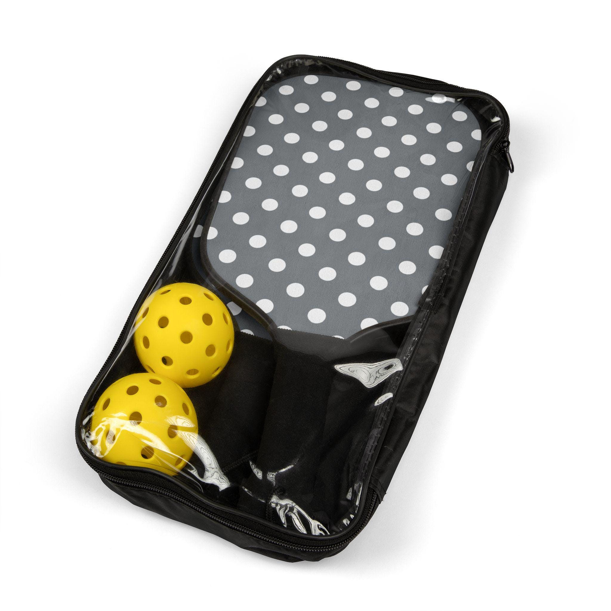 Gray Dot Custom Pickleball Set, Pickleball Paddle, Pickleball Gear ...