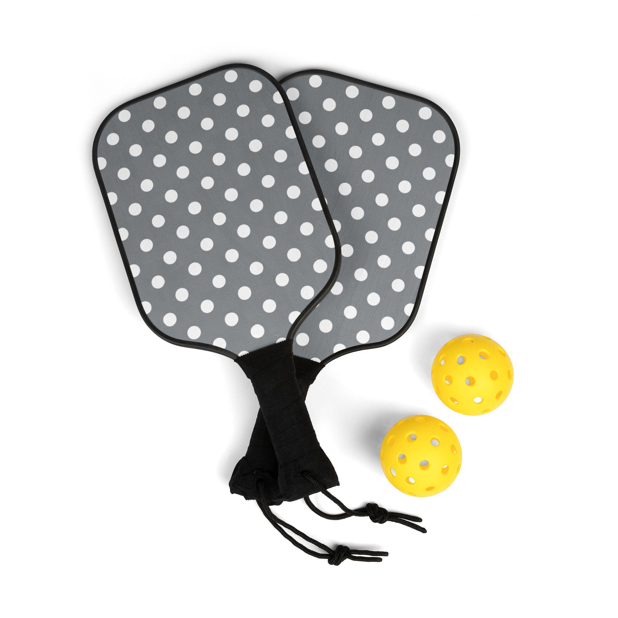 Gray Dot Custom Pickleball Set, Pickleball Paddle, Pickleball Gear ...