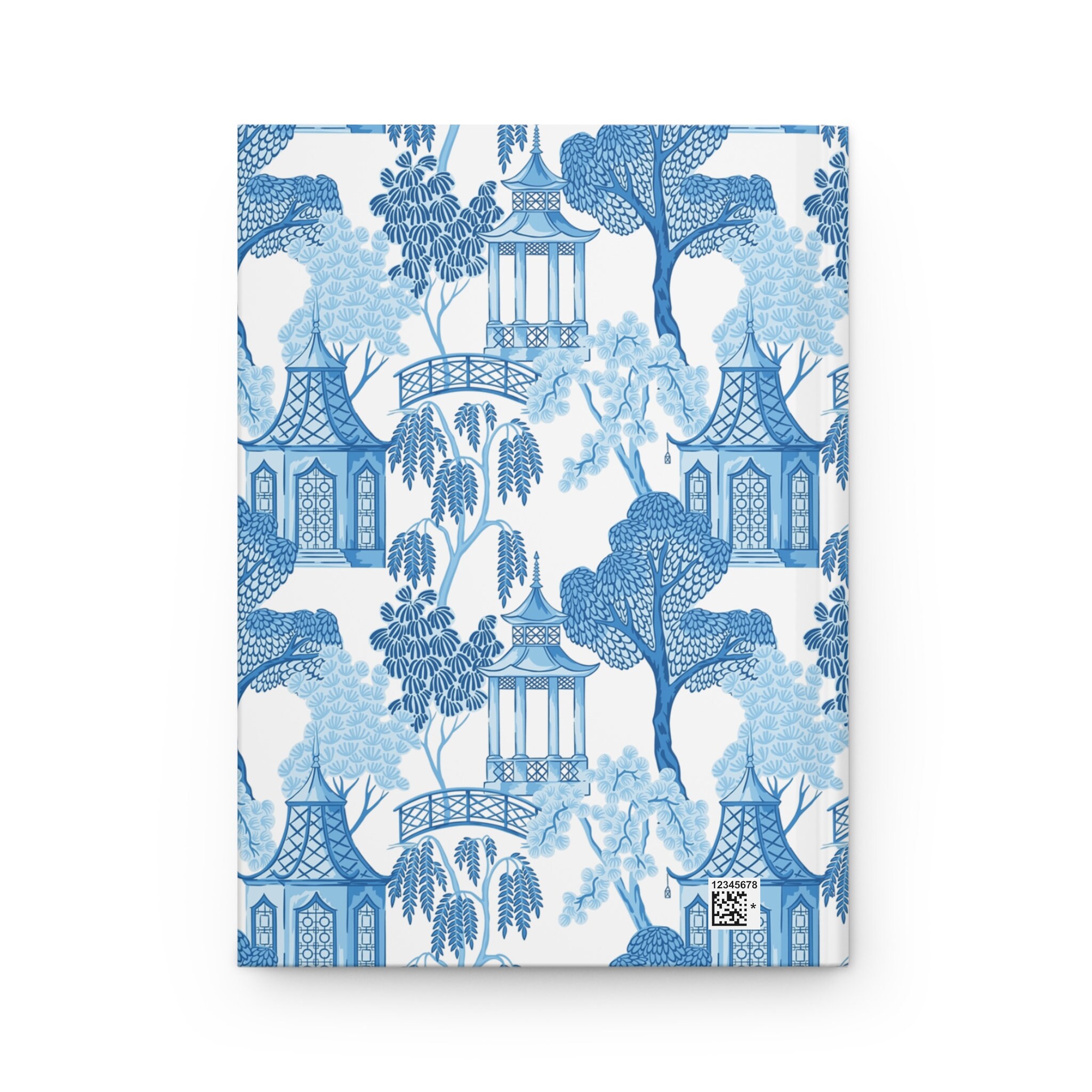 Light Blue Chinoiserie Print Journal, Journal, Note Book, Writing Paper ...