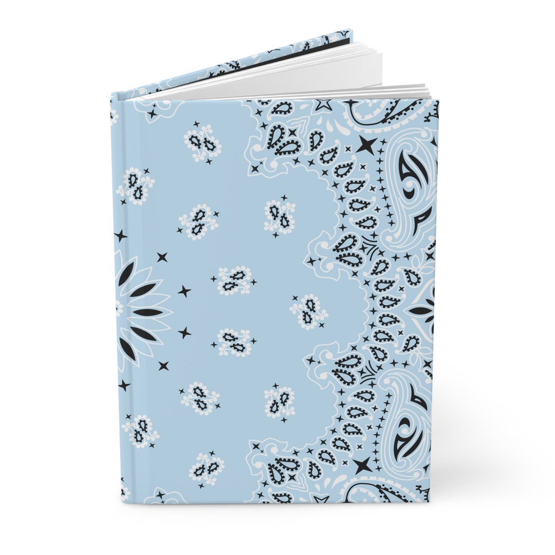 Light Blue Bandana Journal, Journal, Note Book, Writing Paper, Personal ...