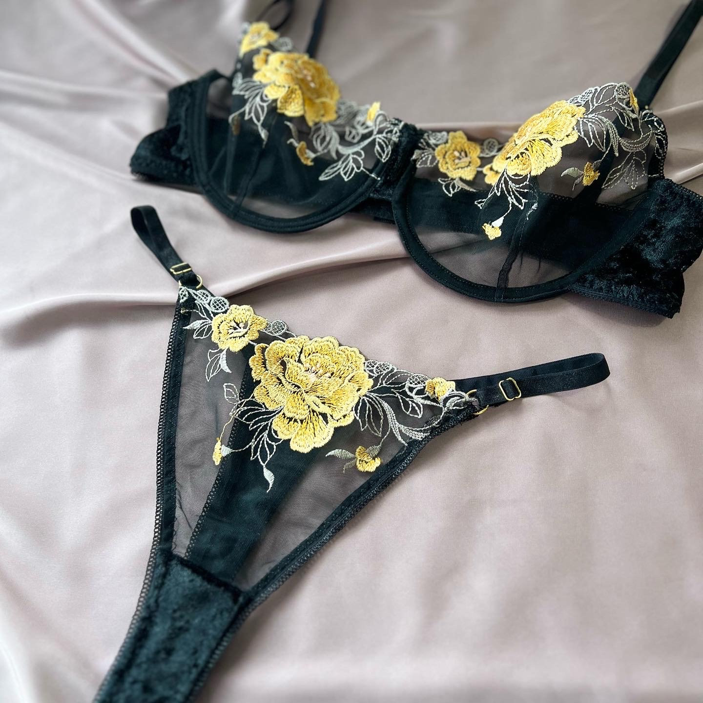 Exclusive Hand-made Lingerie Set - Etsy