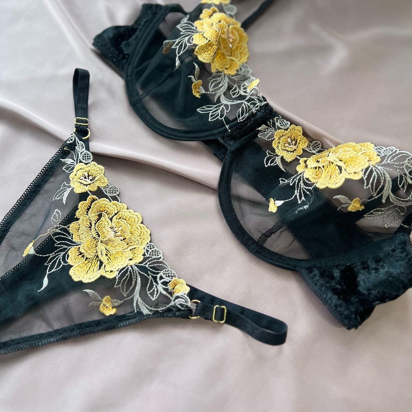 Exclusive Hand-made Lingerie Set - Etsy