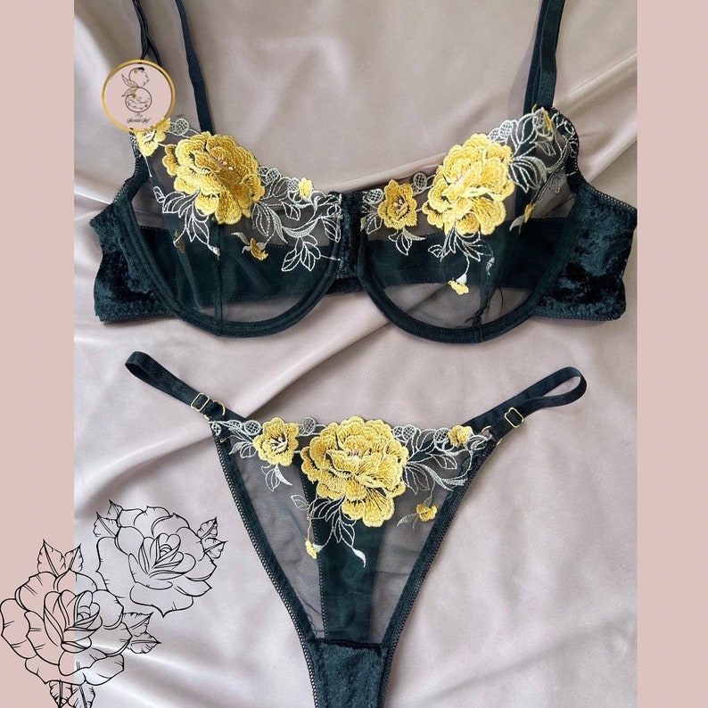 Exclusive Hand-made Lingerie Set - Etsy