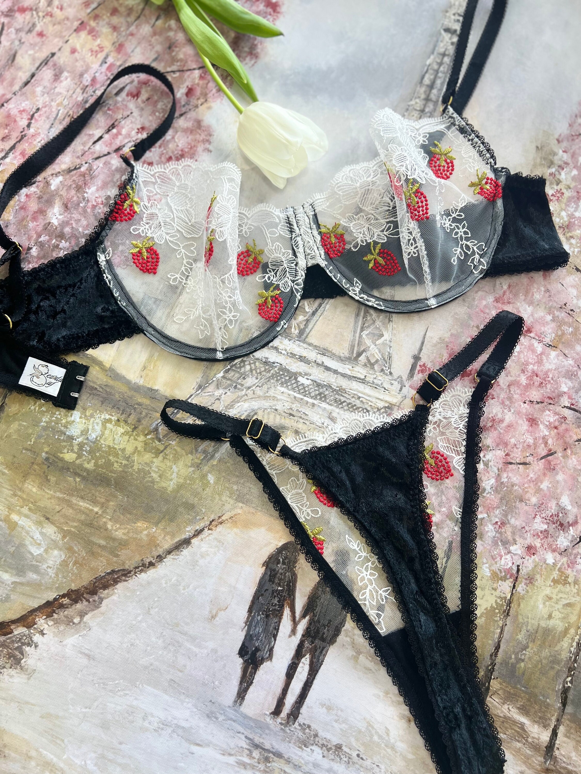Exclusive Hand-made Lingerie Set - Etsy