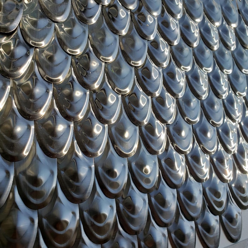 Stainless Steel Loose Lamellar Plates DIY Replacement Dragon Scale ...