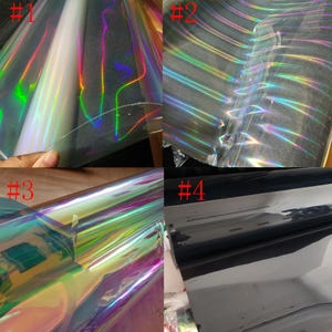 Transparent Holographic Honeycomb PVC TPU Vinyl Fabric Sheet - Etsy
