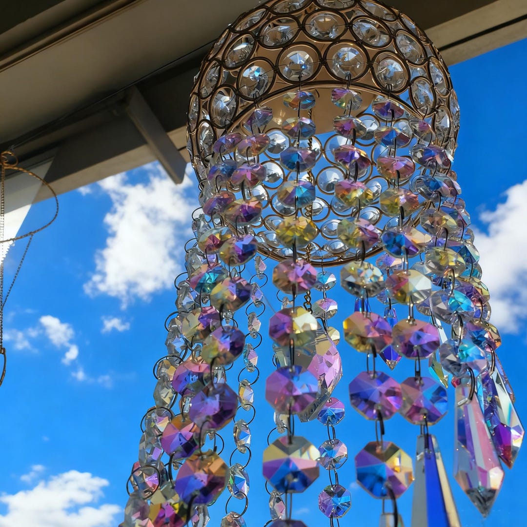 Crystal Suncatcher Mobile, Unique Prism Rainbow Maker,room Decor ...