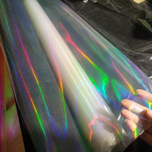 Transparent Holographic Honeycomb PVC TPU Vinyl Fabric Sheet - Etsy