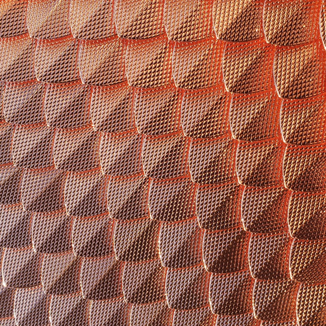 Large Rose Gold Alloy Scalemail Scale With Dragon Scales Texture ...