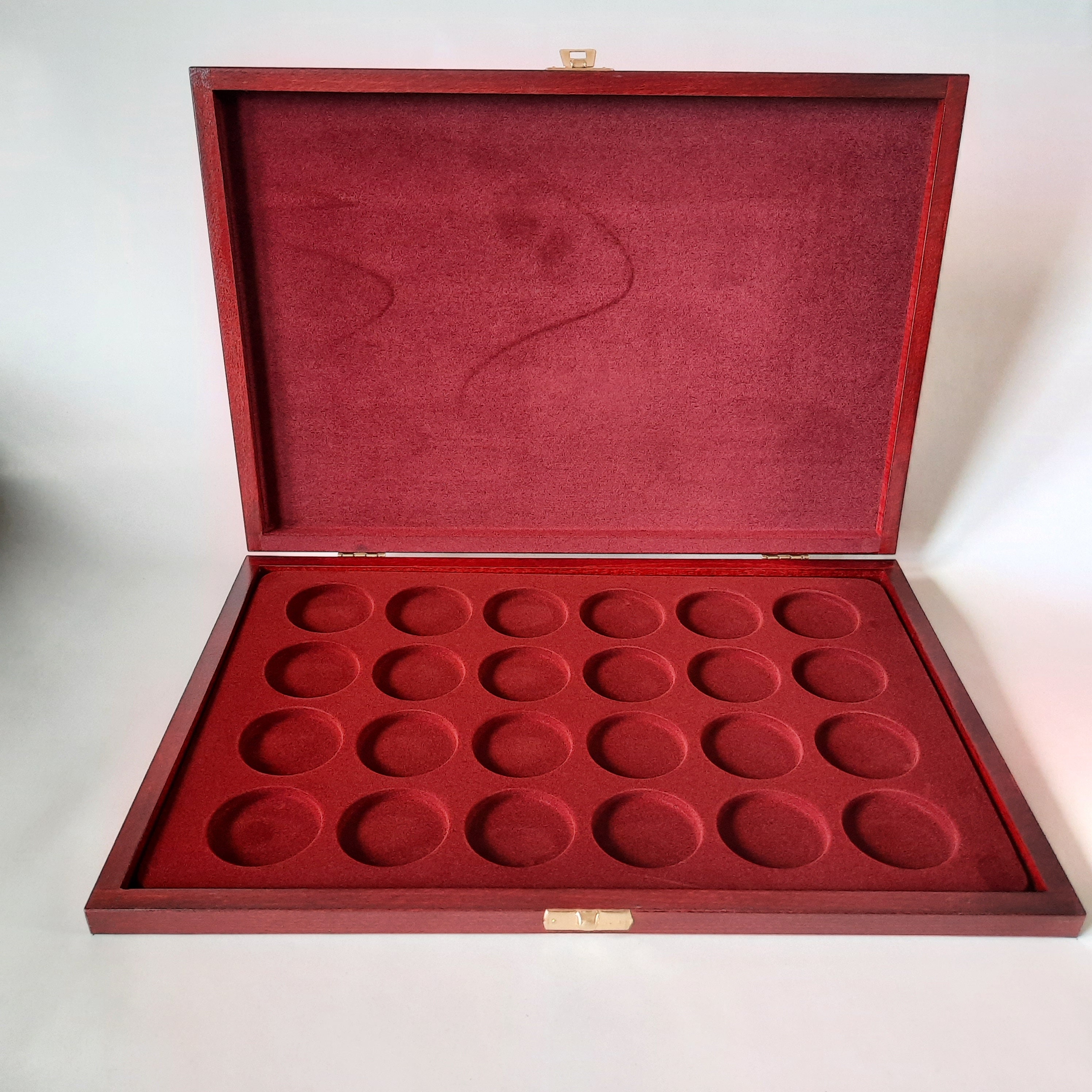 Luxury Wooden Coin Tray, Presentation Cabinet Case, Capsules Collection ...