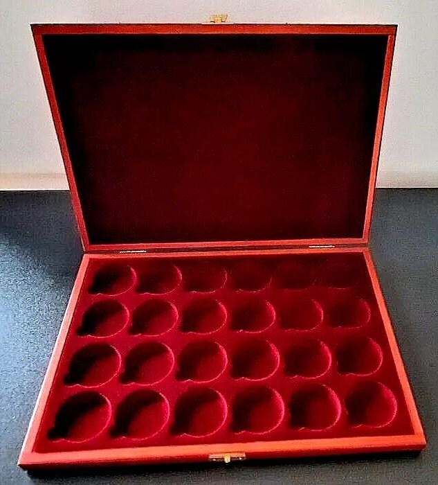 Luxury Wooden Coin Box Display Tray, Presentation Cabinet Case ...