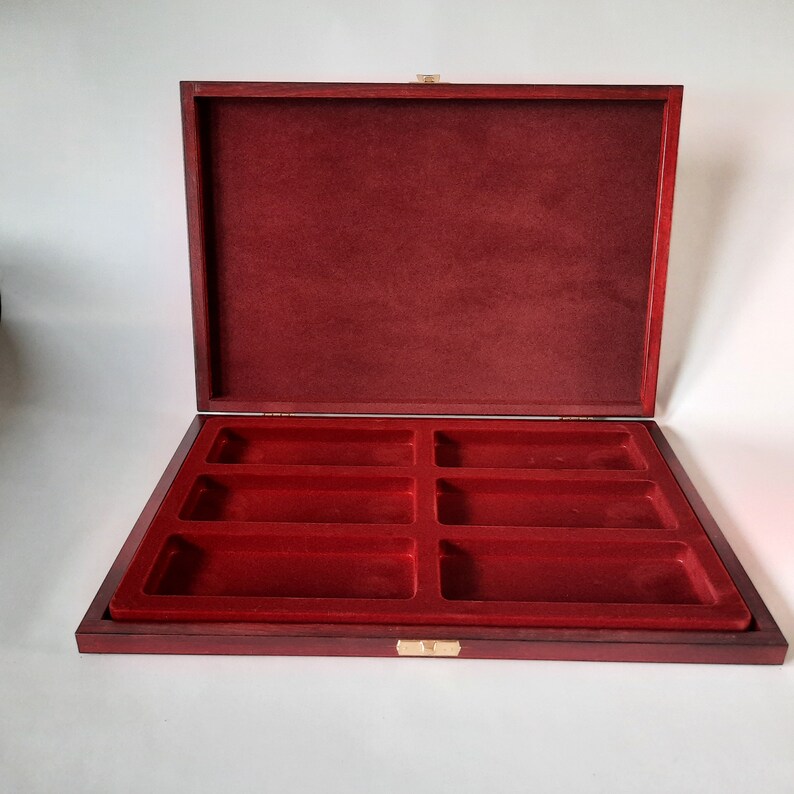 Luxury Wooden Coin Tray, Presentation Cabinet Case, Capsules Collection ...