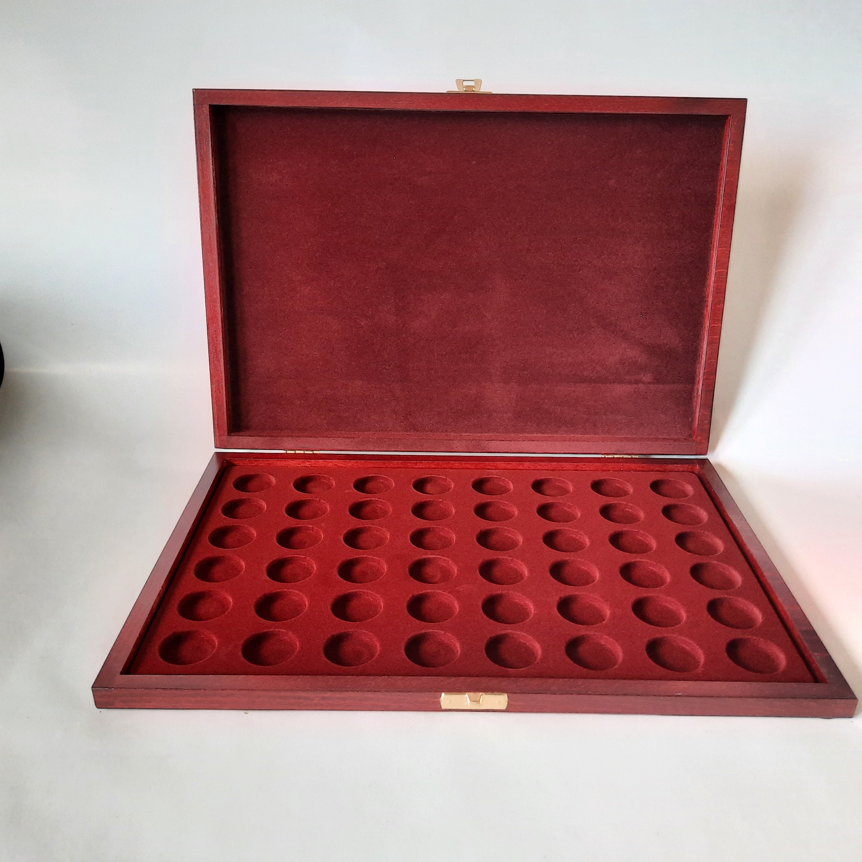 Luxury Wooden Coin Tray, Presentation Cabinet Case, Capsules Collection ...