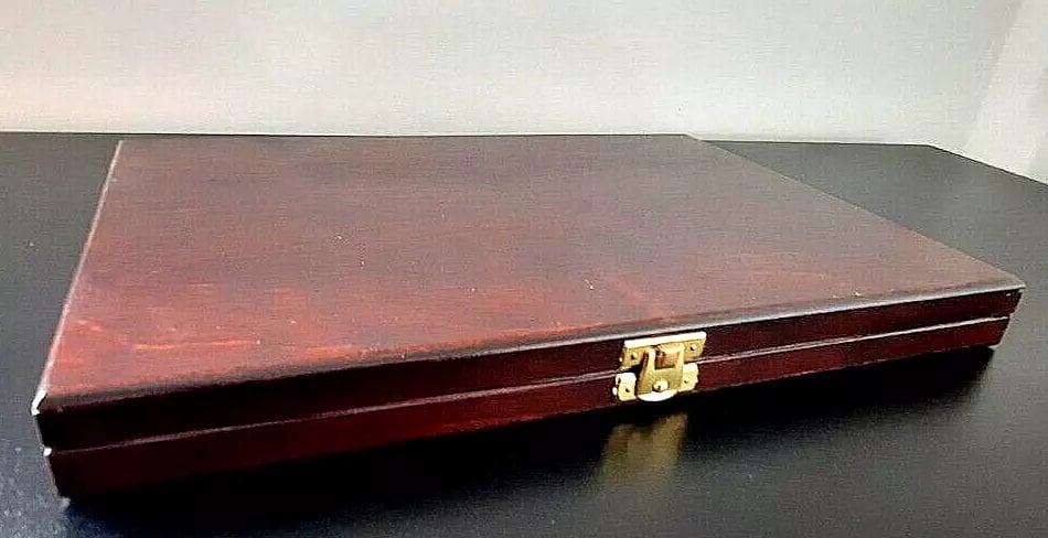 Luxury Wooden Box 1oz Silver Gold Bullion Coin, Display Tray ...