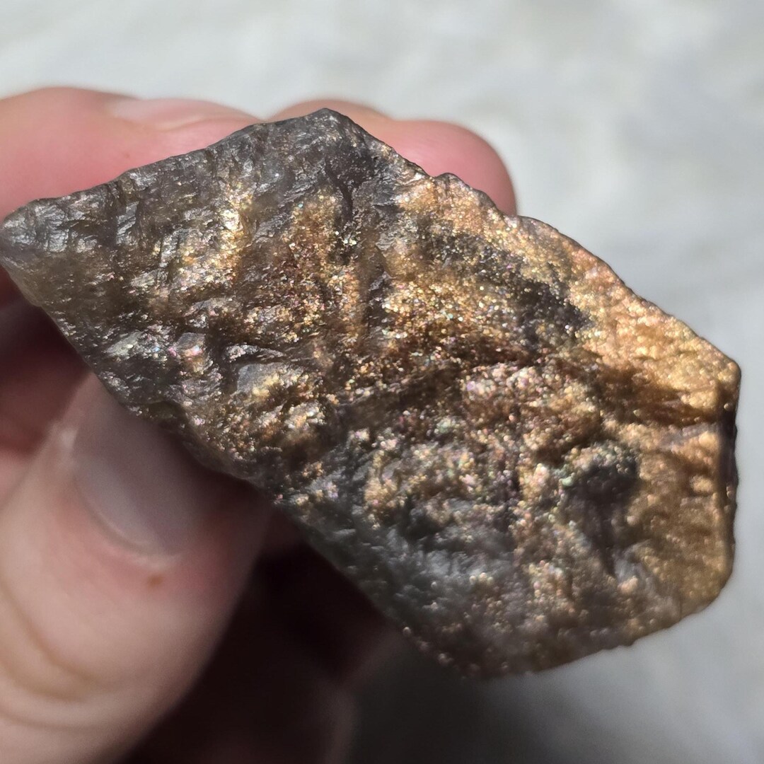 Raw Chocolate Moonstone With Sunstone - Copper and Gold Sunstone Golden ...