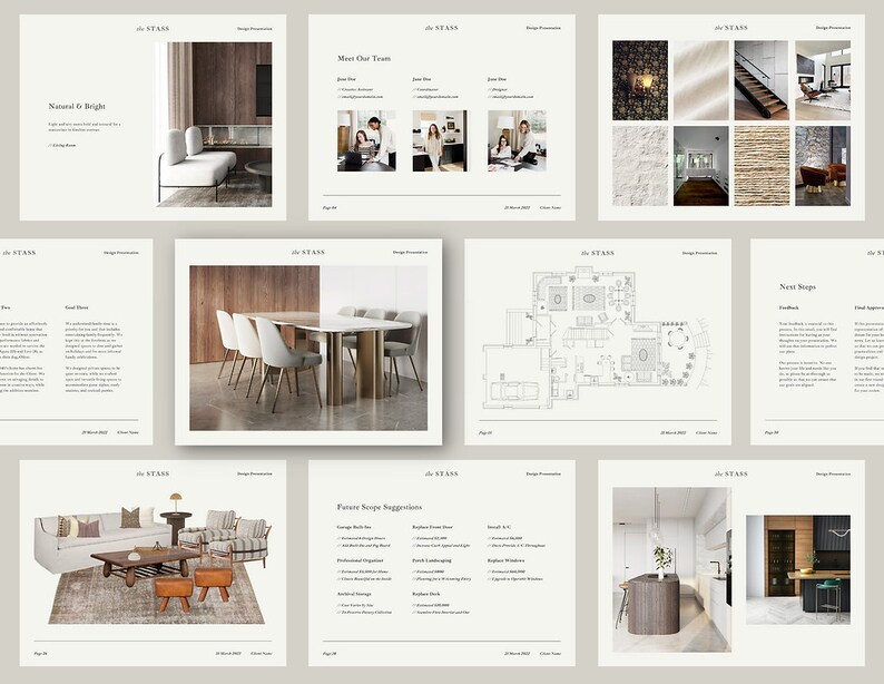 Design Presentation for Interior Designers - Etsy