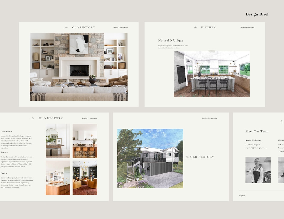 Design Presentation for Interior Designers - Etsy