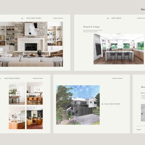 Interior Design Project Proposal & Mood Board Canva Template ...