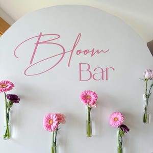 Bloom Bar DIY Guide | Baby in Bloom Backdrop and Flower Bar | Step-by ...